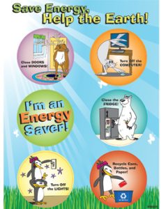 Save Energy Sticker Sheet – Culver Company