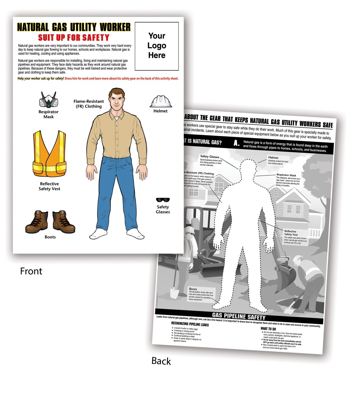 Gas Utility Worker Suit Up for Safety Sticker Sheet – Culver Company